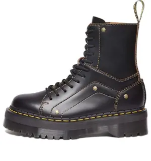 Dr. Martens Jadon Decon Platform Leather Boots - Black