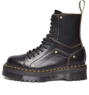 Dr. Martens Jadon Decon Platform Leather Boots - Black