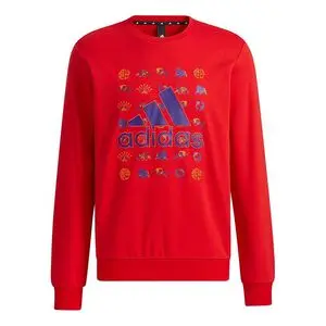Adidas Cny Graphic Pullover Sweatshirt - Light Red