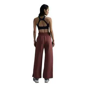 Nike Wide Leg Drawstring Pants - Brown/black