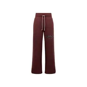 Nike Wide Leg Drawstring Pants - Brown/black