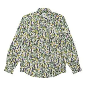 Nike Ss22 Dri-fit Uv Version Floral Long Sleeves Shirt Green