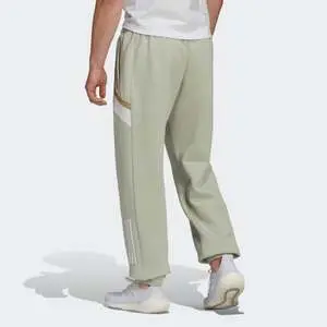 Adidas Contrasting Colors Pattern Lacing Casual Sports Pants/trousers/joggers - Green