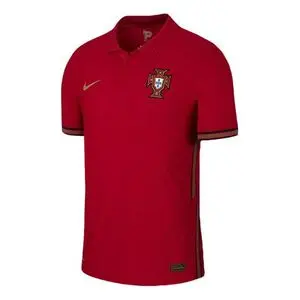 Nike Portugal National Team 20/21 Authentic Vapor Match Home Jersey - Red/gold