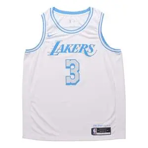 Nike Nba Los Angeles Lakers Anthony Davis 2020/21 City Edition Swingman Jersey - White