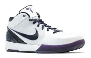 Nike Zoom Kobe 4 Low Top Sneakers - White/black/purple