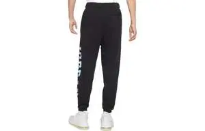 JORDAN Multi-color Elastic Sports Pants Black - Default Colorway