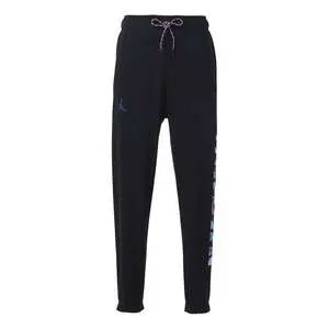 JORDAN Multi-color Elastic Sports Pants Black - Default Colorway