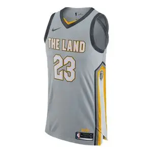 Nike Nba Cleveland Cavaliers Lebron James City Edition Authentic Jersey - Grey