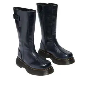 Dr. Martens Buzz Hi Tall Eclipse Boots - Black