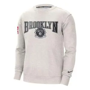Nike Nba Brooklyn Nets Alphabet Pattern Fleece Pullover - Multi-color