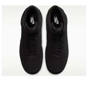 Nike Court Vision Mid High-top Sneakers - Black