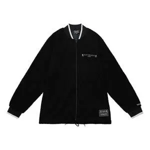 Mitchell & Ness X Mastermind Sherpa Jacket - Black/white