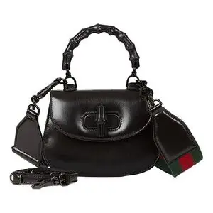 Gucci Bamboo 1947 Mini Top Handle Bag - Black