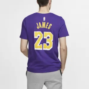 Nike Nba Lebron James Lakers Limited Jersey Short Sleeve - Purple