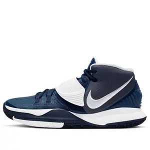 Nike Nike Kyrie 6 Team Mid Top Basketball Shoes Blue/white