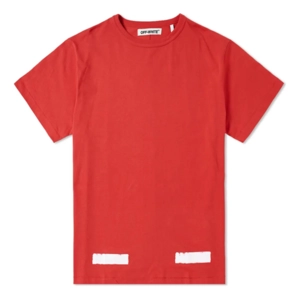 Off-White Brushed Diagonal S/s T-shirt - Red
