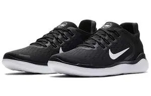 Nike Free Rn 2018 Athletic Sneakers - Black/white