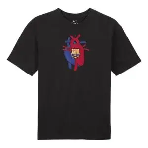 Nike X Fcb X Patta Culers Del Mn T-shirt 'black - Black/red/blue