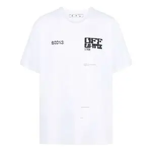 Off-White Ss21 Logo Round Neck Short Sleeve Loose Fit