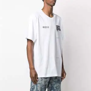 Off-White Ss21 Logo Round Neck Short Sleeve Loose Fit