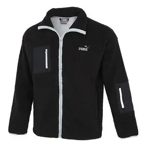 PUMA Sherpa Bonded Fleece Jacket - Black