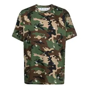 Off-White Off-White Camouflage Print Short Sleeve T-Shirt Camo