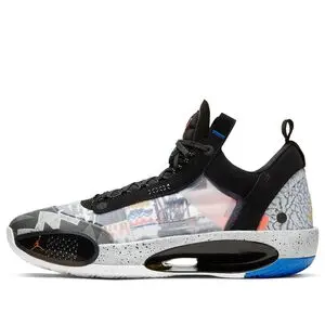 JORDAN Air Xxxiv Low Print Sneakers - Black