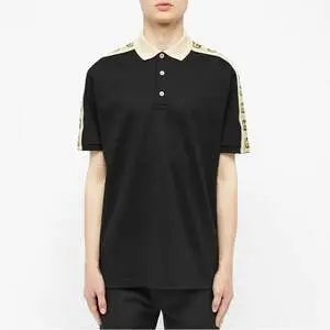 Gucci Interlock Double G Stripe Polo Shirt