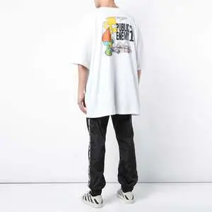 Off-White Bart Simpson Oversize Short Sleeve T-shirt
