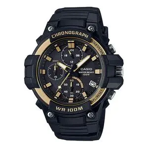 Casio Chronograph Waterproof Sports Watch - Black