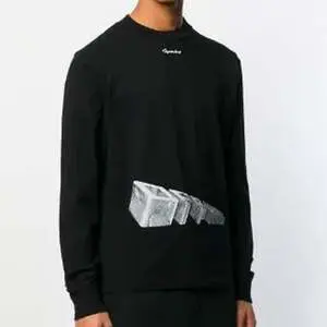 Off-White 3d Pattern" Long Sleeve Pullover