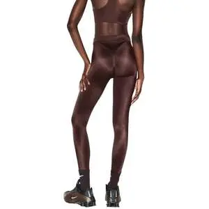Nike X Skims Shine High-waisted V-panel 26 Leggings - Phoenix