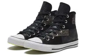 CONVERSE Chuck Taylor All Star High Top Sneakers With Glitter Embellishments - Black