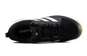 Adidas Ligra Indoor Gum Sneakers - Black