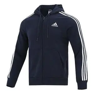 Adidas 3-stripes Full Zip Hooded Cardigan Jacket