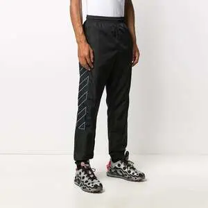 Off-White Stripe Nylon Training Long Pants
