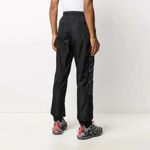 Off-White Stripe Nylon Training Long Pants