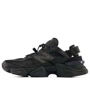 NEW BALANCE U9060sv1 Black Lace Up Sneakers - Black/black