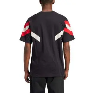Adidas Originals Manchester United Fc Originals T-shirt Asia Sizing 'black Red - Black/red