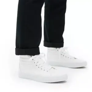 VANS Sk8-hi Canvas High Top Sneakers - White