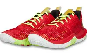 Under Armour Spawn 3 Clrshft Basketball Shoes - Red/green