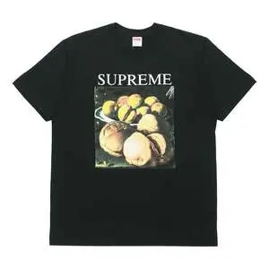 Supreme Supreme Fw18 Still Life Tee Black Printing Short Sleeve Unisex Black