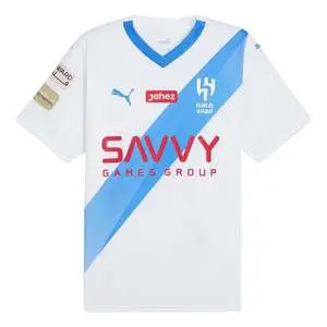 PUMA Al Hilal Sfc Neymar Jr. Away Replica Football Jersey - White/blue