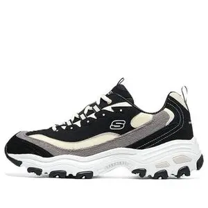 Sketchers Skechers D'Lites 1.0 Corduroy Sneakers Black/white/grey