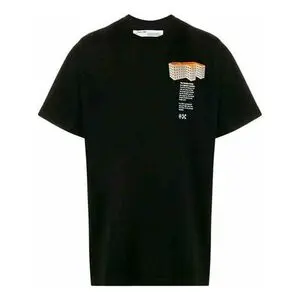 Off-White Ss20 The Golden Ratio Logo Short Sleeve - Black
