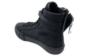 Prada Wheel Re-nylon Hight Sneakers With Detachable Pouch