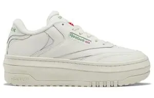 REEBOK Club C Extra Platform Sneakers - Chalk/chalk/green