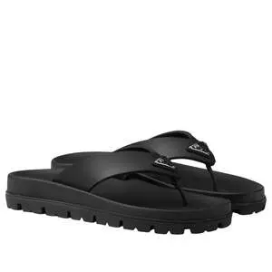 Prada Ss26 Rubber Thong Sandals