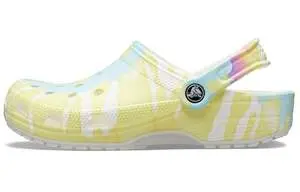 CROCS Classic Clog Tie Dye Sandals - Multi-color